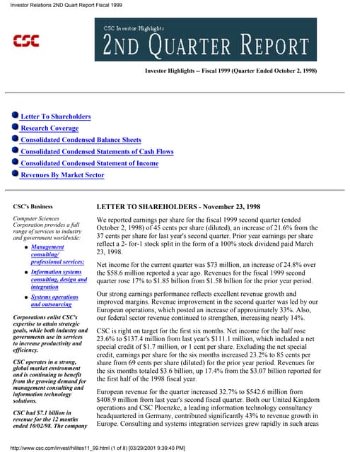 computer sciences FY 1997 Q1 | PDF