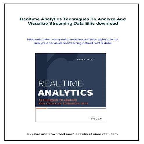 Realtime Analytics Techniques To Analyze And Visualize Streaming Data ...