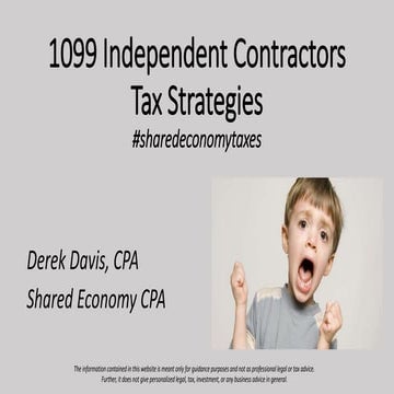 1099 Independent Contractors Tax Strategies | PPTX