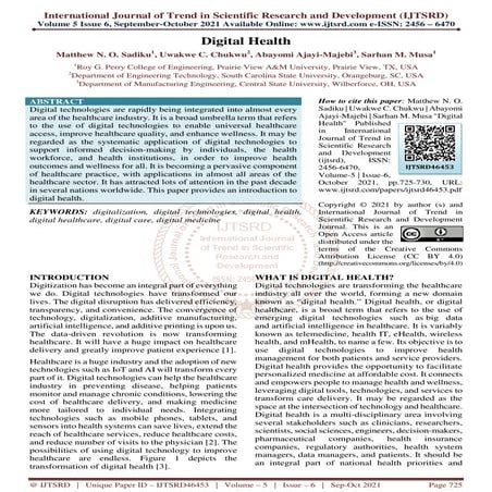 Digital Health | PDF