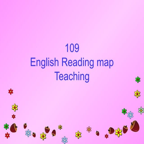 109 english reading map teaching | PPT