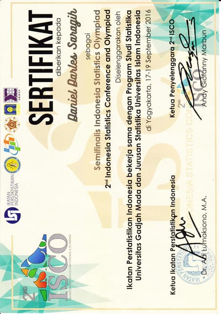 FOA _Certificate | PDF