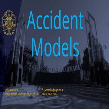 Accident Model for investigation and preventive action | PPTX