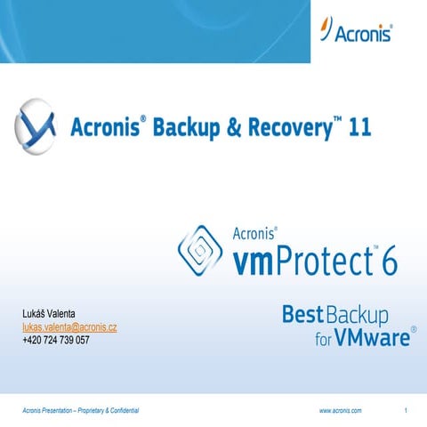Acronis Backup and Recovery 11 - physical, virtual and cloud | PDF