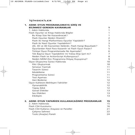 10 Adimda Flash Icindekiler | PDF