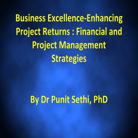 Business Excellence and Enhancement of ROI by Dr Punit Sethi | PPT