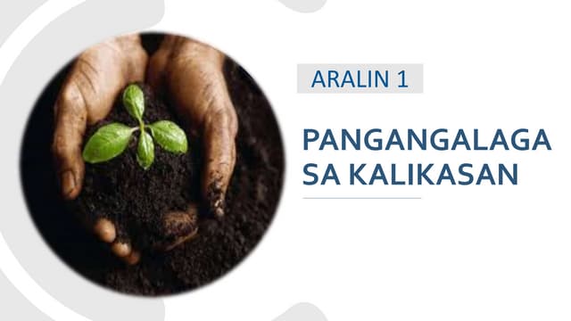 PANGANGALAGA SA KALIKASAN.pptx