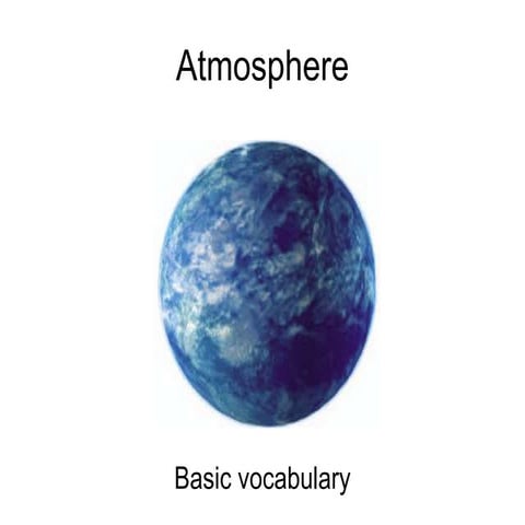 Atmosphere: basic vocabulary | PPT