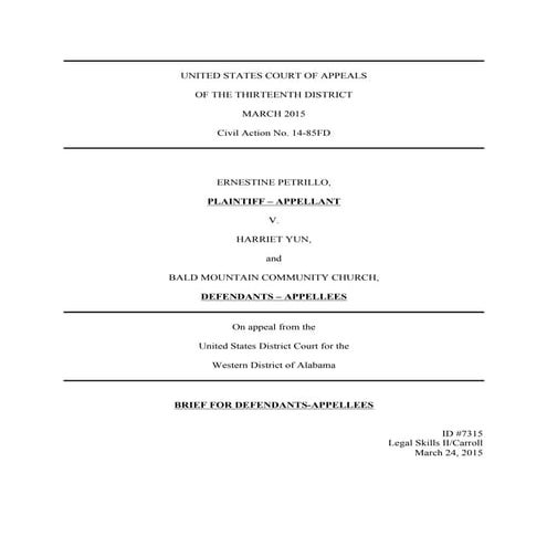 Brief Final Draft | PDF