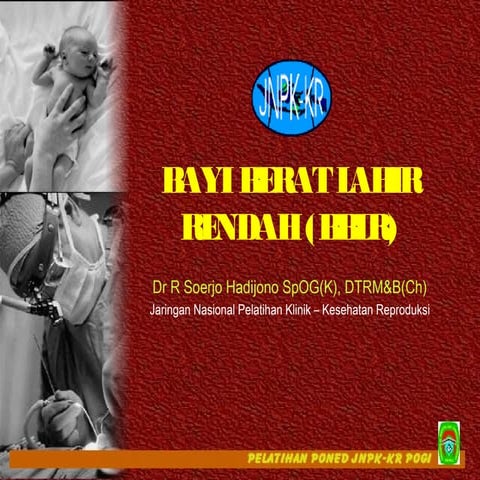 BBLR (BAYI BERAT LAHIR RENDAH) | PPT