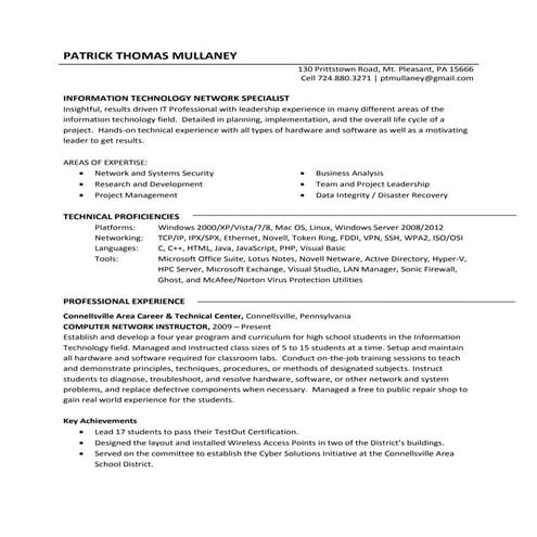 Patrick_Mullaney_IT | PDF