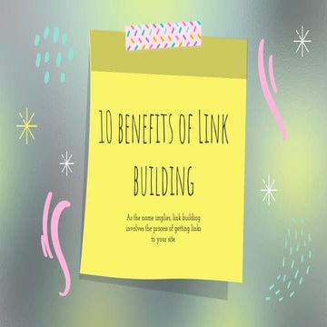 10 Benefit of Link Building | PPT