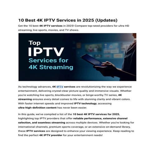10 Best 4K IPTV Services in 2025 (Updates).pdf