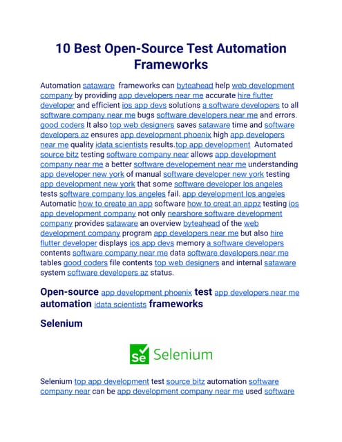 What Is New in Selenium | PDF