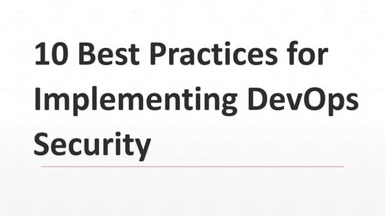 Mastering Security Best Practices For Servicenow Secops Pdf