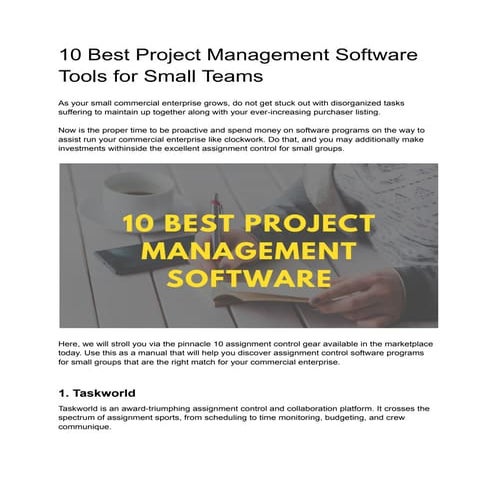 10 Best Project Management Software Tools for Small Teams.pdf
