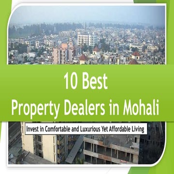 10 Best Property Dealers in Mohali - List Real Estate Property Agents ...