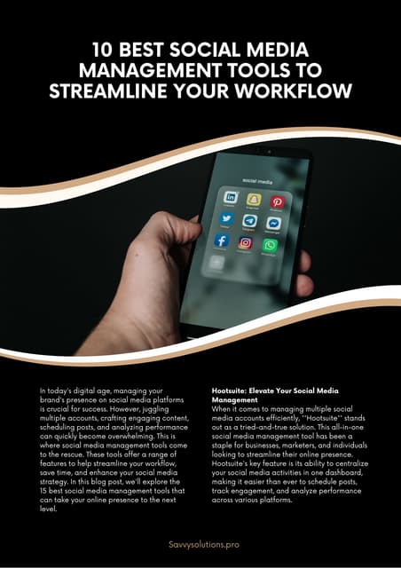 SMM Tools | PDF | Social Networking | Internet