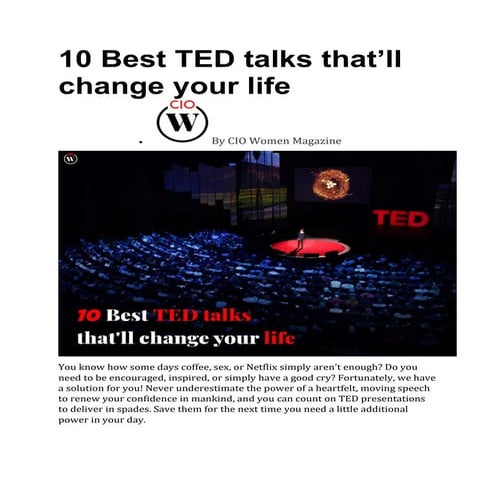 10 Best TED talks that.pdf