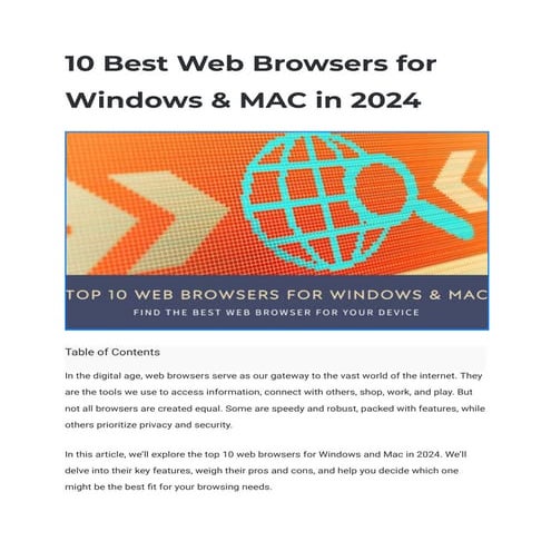 10 Best Web Browsers for Windows & MAC in 2024.pdf