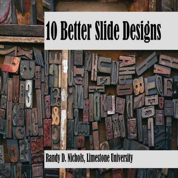 10 Simple Ideas for Better Slide Designs | PPTX