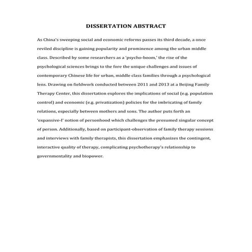 Wenrui Chen Dissertation Abstract | PDF