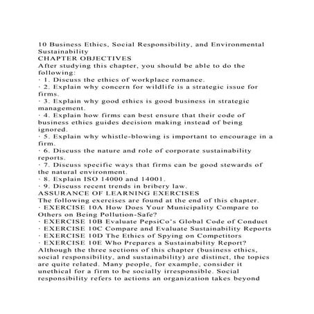 10 Business Ethics, Social Responsibility, and Environmental Susta.docx