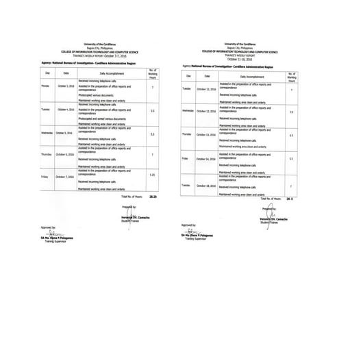 OJT REPORT | PDF