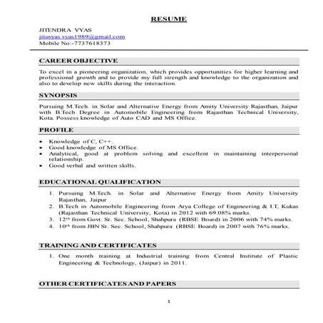 ashish resume | DOCX