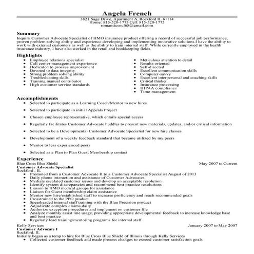 Angela French Resume (4) | PDF