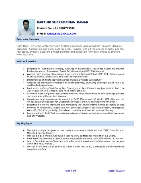 Munish_Updated Resume | PDF