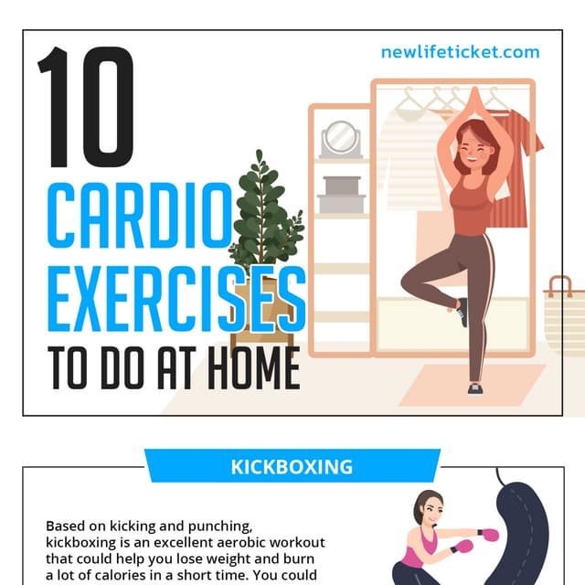 10 cardio exercises to do at home - NewLifeTicket.com