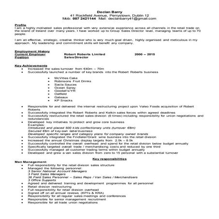 Declan Barry CV - April 2015 | DOCX