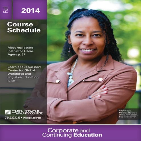 2014 CPCC Fall | PDF | College Education | Education