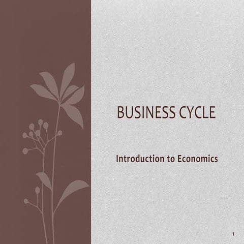Ch 12: Business Cycle | PPT