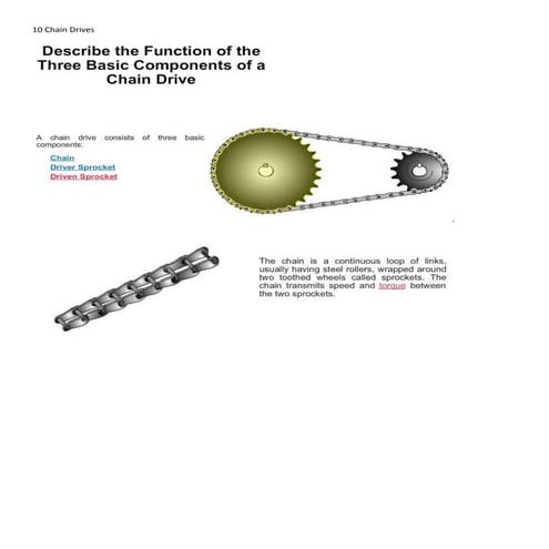 Chain Drives Outline | DOCX
