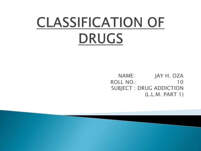 Fda Drug Classification List