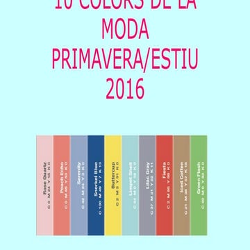 10 colors de la mda primavera | PPT