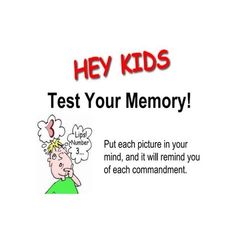10 Commandments Forkids | PPT