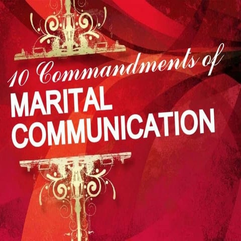 10 commandments of marital communication | PPT