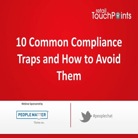 10 Common Compliance Traps and How To Avoid Them | PPTX