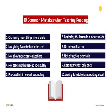10 Common Mistakes when Teaching Reading - Copy.pptx