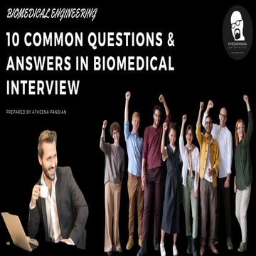 10 common questions & answers in biomedical interview | PDF