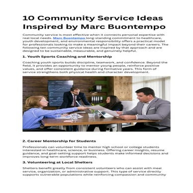 15 Inspiring Community Service Activity Ideas for Any Group | PDF