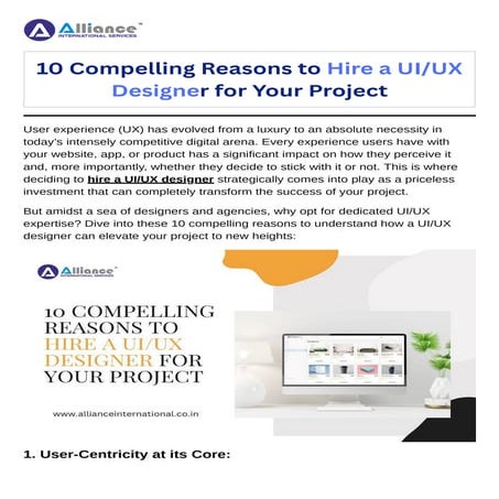 The Business Value of Good UI/UX Design | PDF