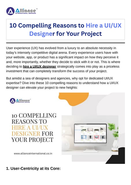 The Business Value of Good UI/UX Design | PPT