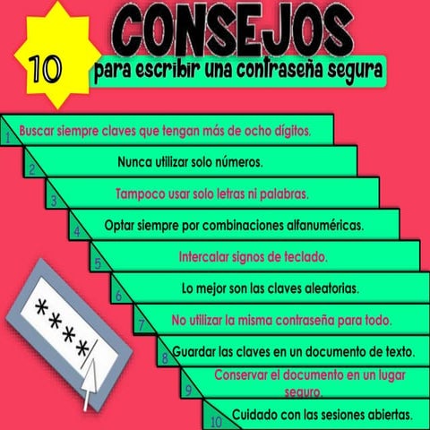 10 consejos para crear una contraseña segura | PPTX