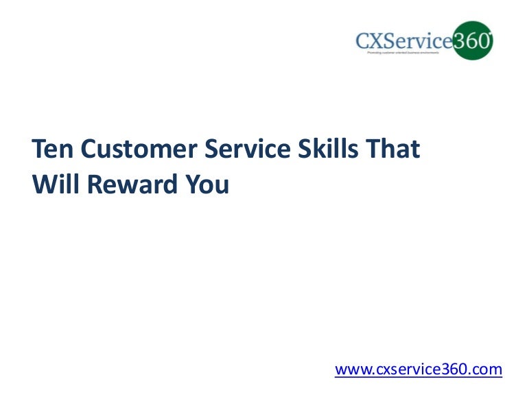 10 customer service skills
