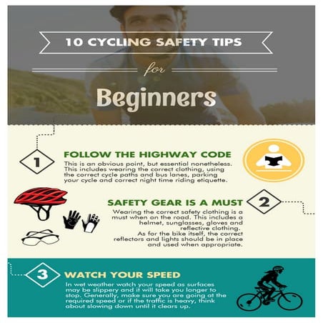 10 Cycling Safety Tips For Beginners | PDF