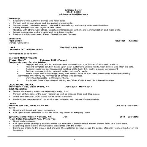 2016 ELI Resume | DOC